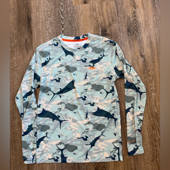 AFTCO | Shirts & Tops | Aftco Boys Fishing Shirt Size Large | Poshmark